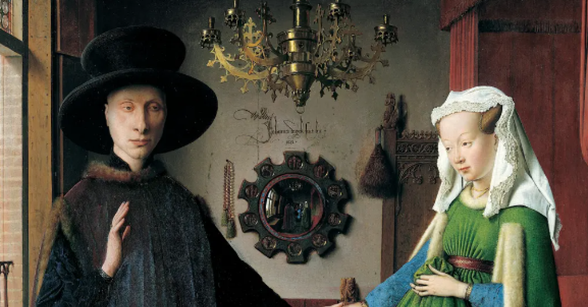 Jan van Eyck, l'enigmatico ritratto di “Giovanni Arnolfini e sua moglie ...