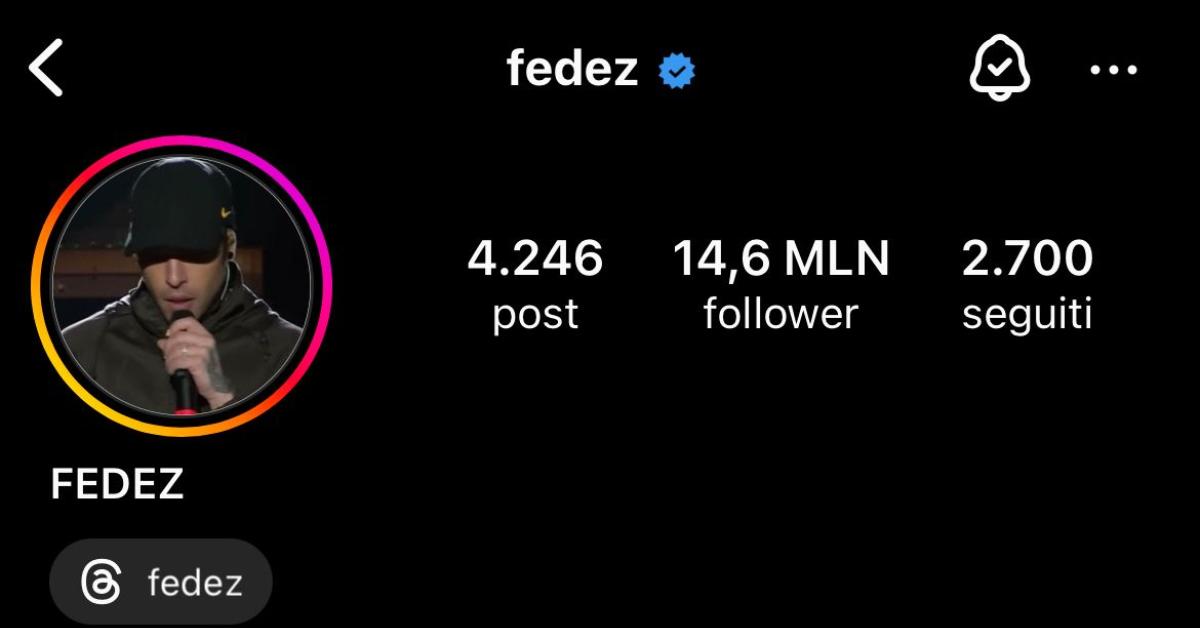 Fedez toglie la foto di Chiara Ferragni dal profilo Instagram, al posto di quella con i figli ...