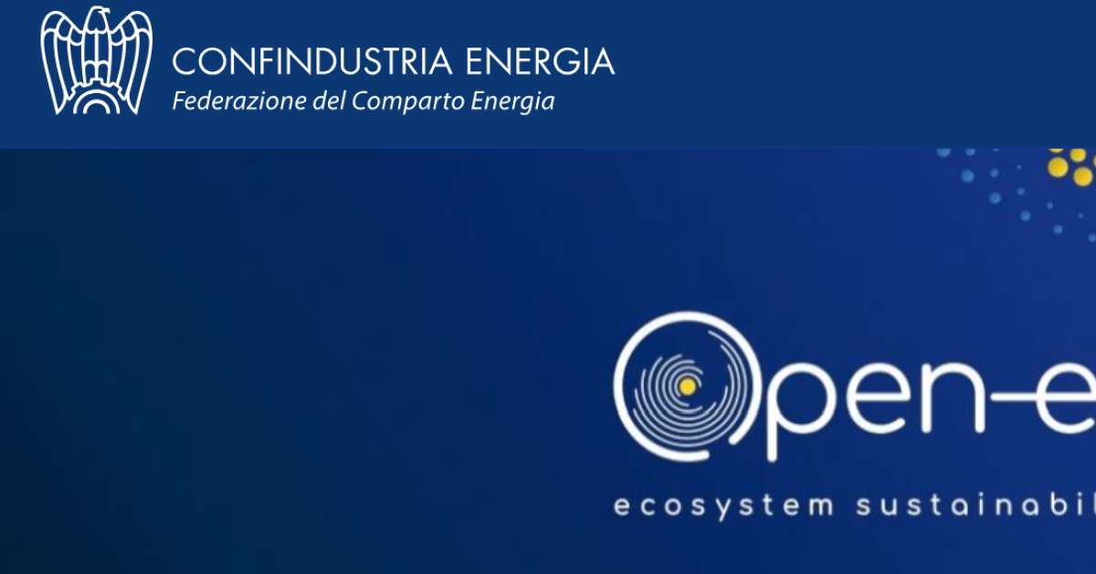 Confindustria Energia, siglata unione con Alleanza Open-es per promuovere la sostenibilità nel ...