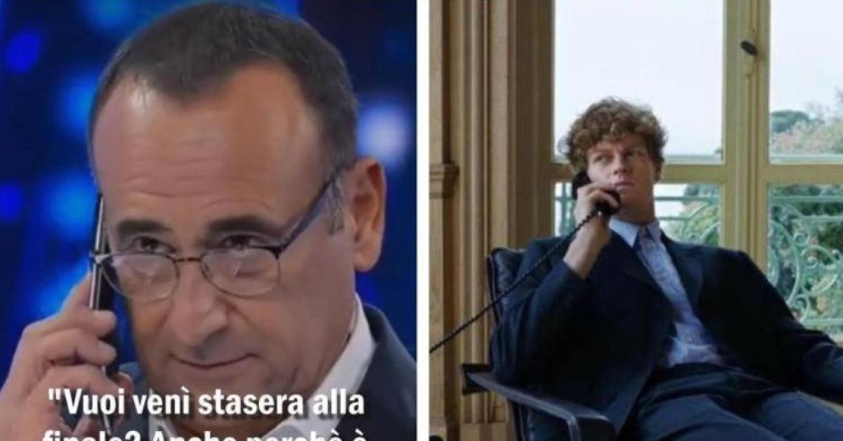 Sanremo 2025, la vignetta di Osho, Conti invita Sinner alla finale: "Vieni, anche perché è l ...