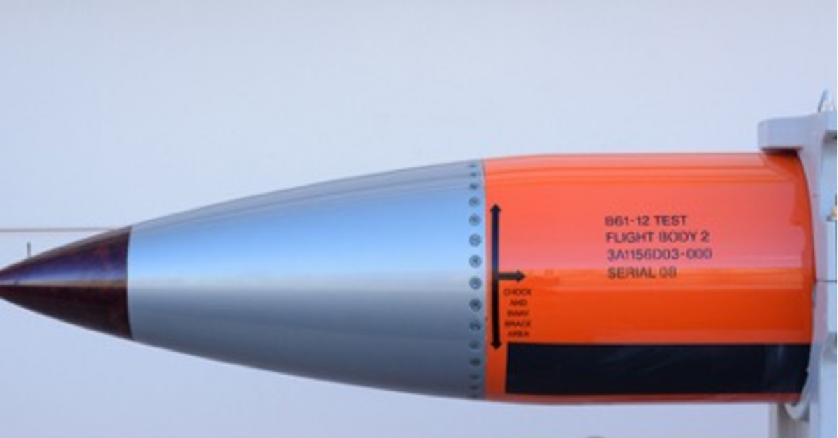 USA inviano 45 bombe atomiche in Italia, le nuove B61-16 nelle basi di ...