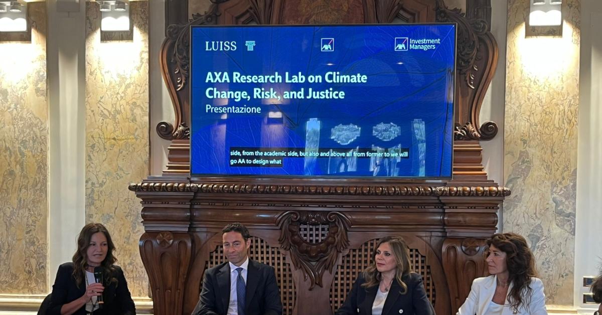 AXA e Luiss, nasce il Research Lab su clima e giustizia: focus sul ...