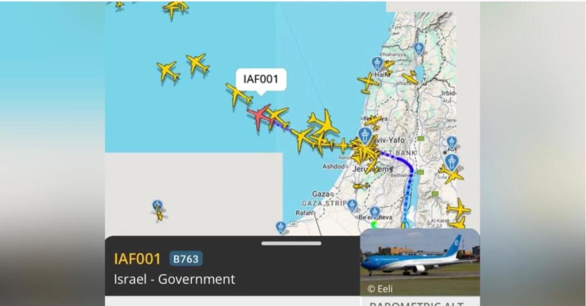 “Raid Usa in Iran imminenti”, aereo Netanyahu Wing of Zion decollato da ...