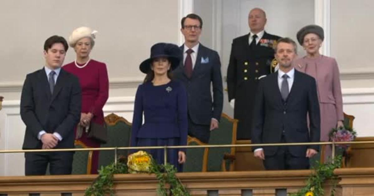 Frederik X per la prima volta in Parlamento da re di Danimarca - Il ...