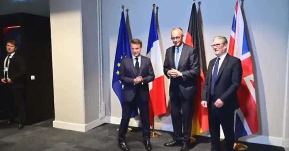 Macron, Merz e Starmer, l'incontro al vertice Nato - Il Giornale d'Italia