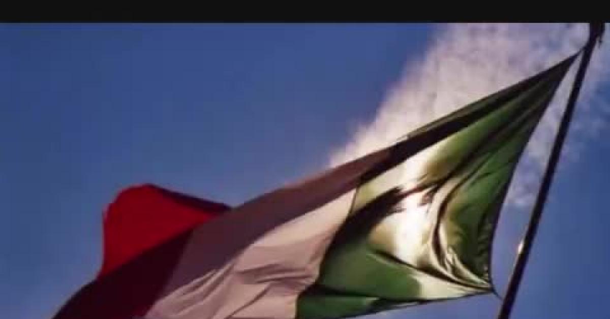 Bandiera dei tre colori, il canto del nostro Tricolore: VIDEO, testo e ...