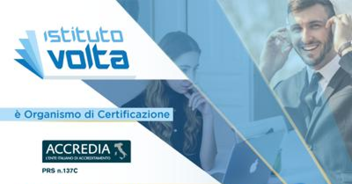 Certificazione del Personale: “L’Istituto Volta è Organismo di ...