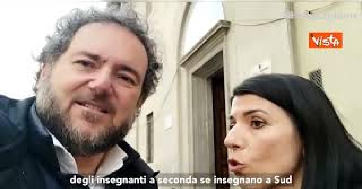 Monni (Regione Toscana) e Gazzetti (Pd) davanti a Liceo Michelangelo ...