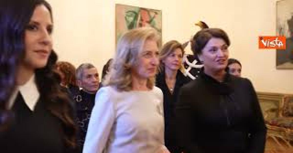 Laura Mattarella accoglie in Quirinale le First Ladies d'Ucraina ...