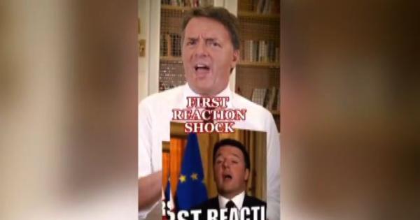 Renzi: Che faccio su TikTok? Sono esperto di First reaction shock - Il ...