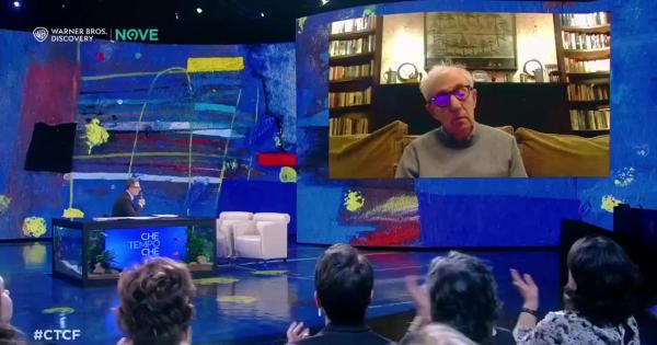 Che tempo che fa, Fazio si collega con Woody Allen ma il regista dorme ...