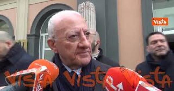 Pnrr, De Luca: Si a modifiche, importante è non fare cose inutili - Il ...