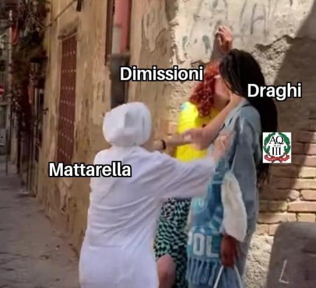 Draghi presenta le dimissioni (per la seconda volta): i meme - Foto 1 ...