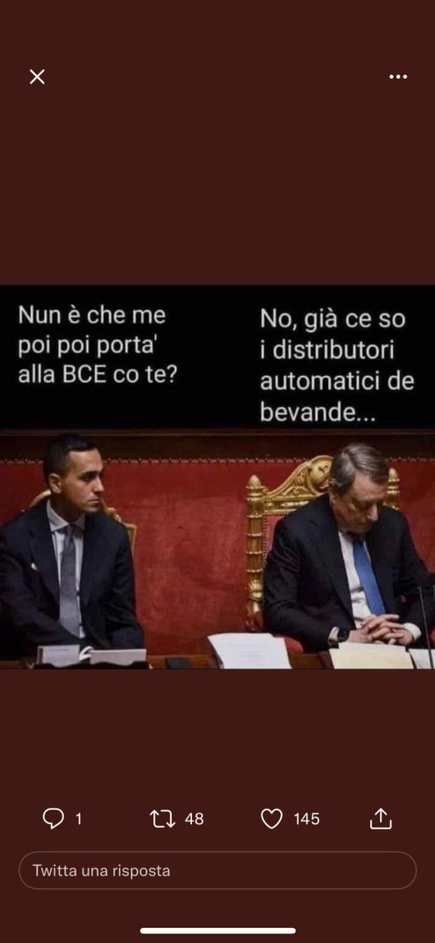 Draghi presenta le dimissioni (per la seconda volta): i meme - Foto 1 ...