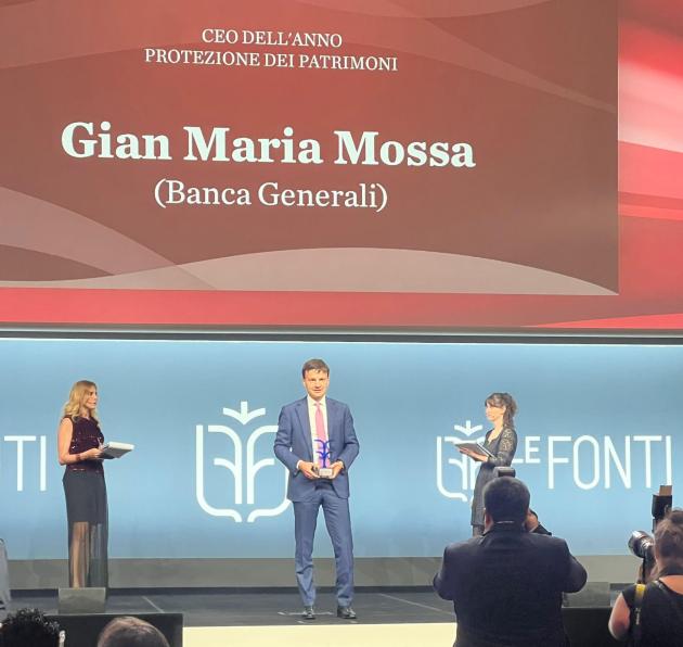 Banca Generali, Gian Maria Mossa "ceo dell'anno" nell’ambito dei Le ...