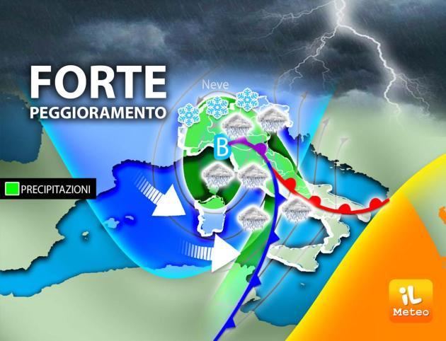 Meteo Italia, stop primavera: tornano temporali, vento e neve - Il Giornale d'Italia