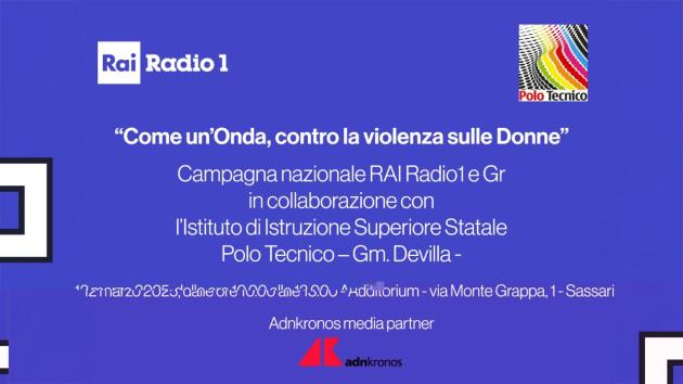 Violenza su donne: campagna 'Come un'onda' di Rai Radio 1 e Gr fa tappa a Sassari - Il Giornale ...
